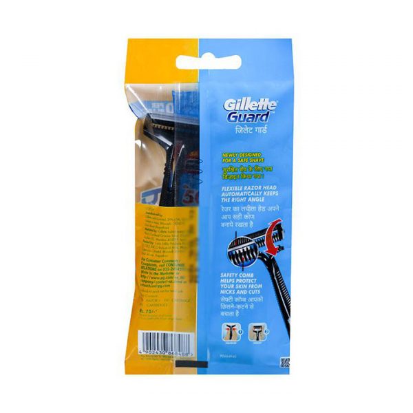 Gillette Guard Razor with 6 Cartridges – Shajgoj