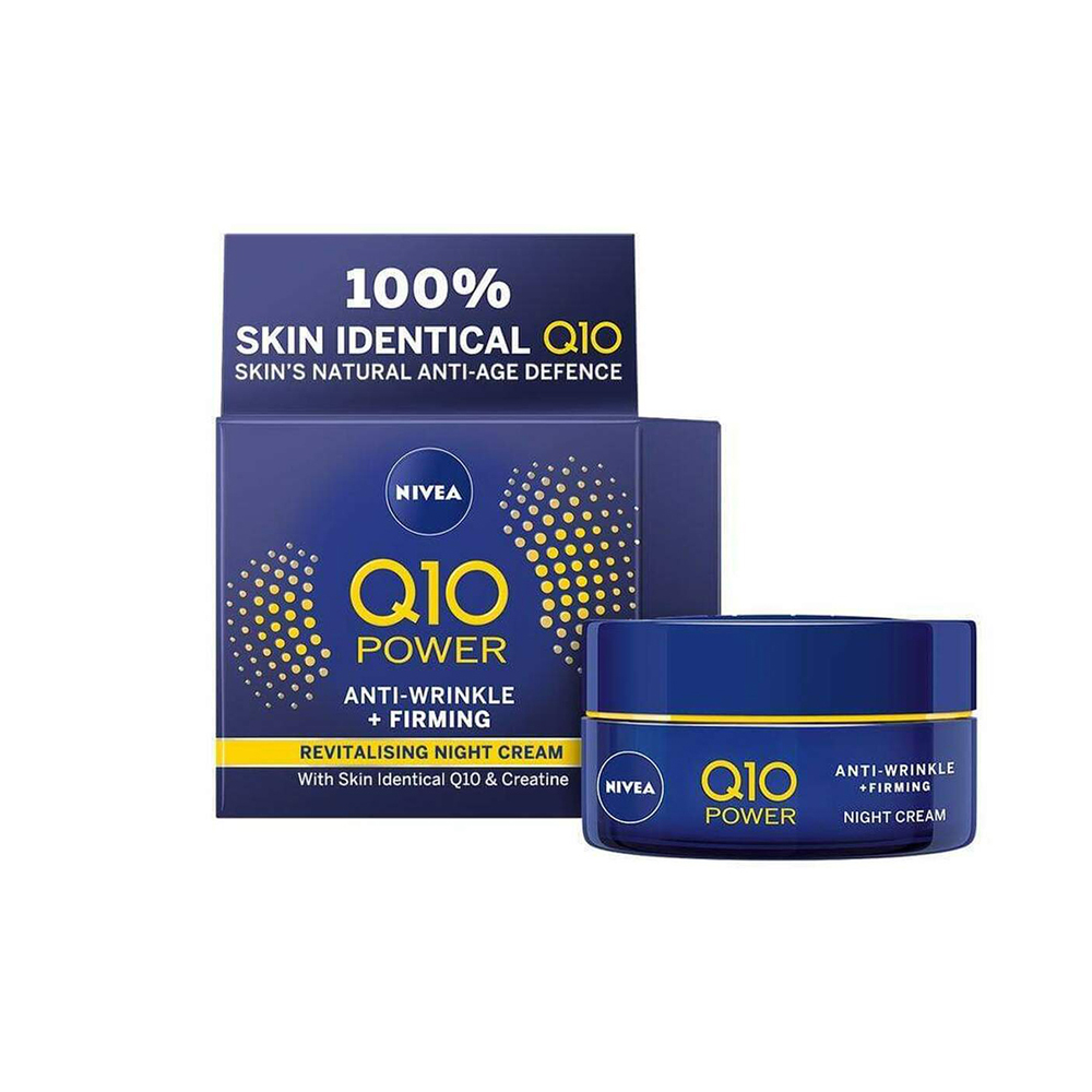 Nivea Q10 Power Anti Wrinkle + Firming Revitalizing Night Cream – Shajgoj